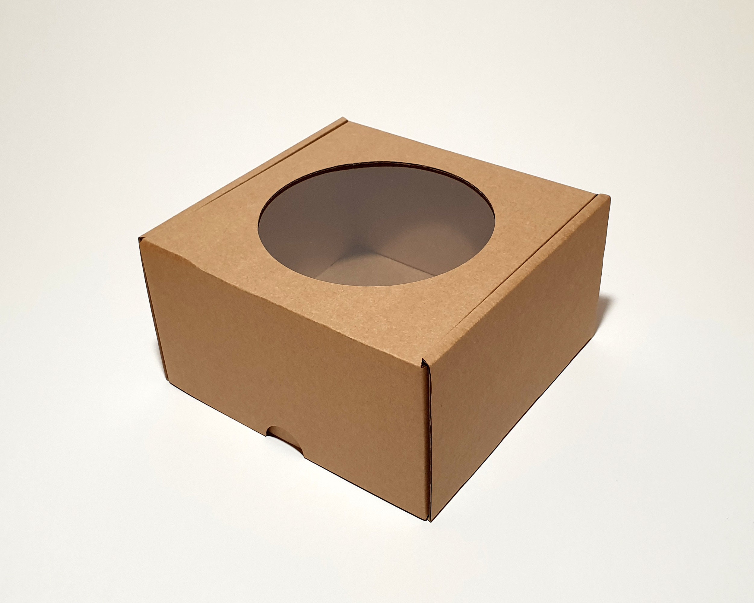 Cardboard Gift Boxes With Transparent Window and Lid 16 X 16 - Etsy