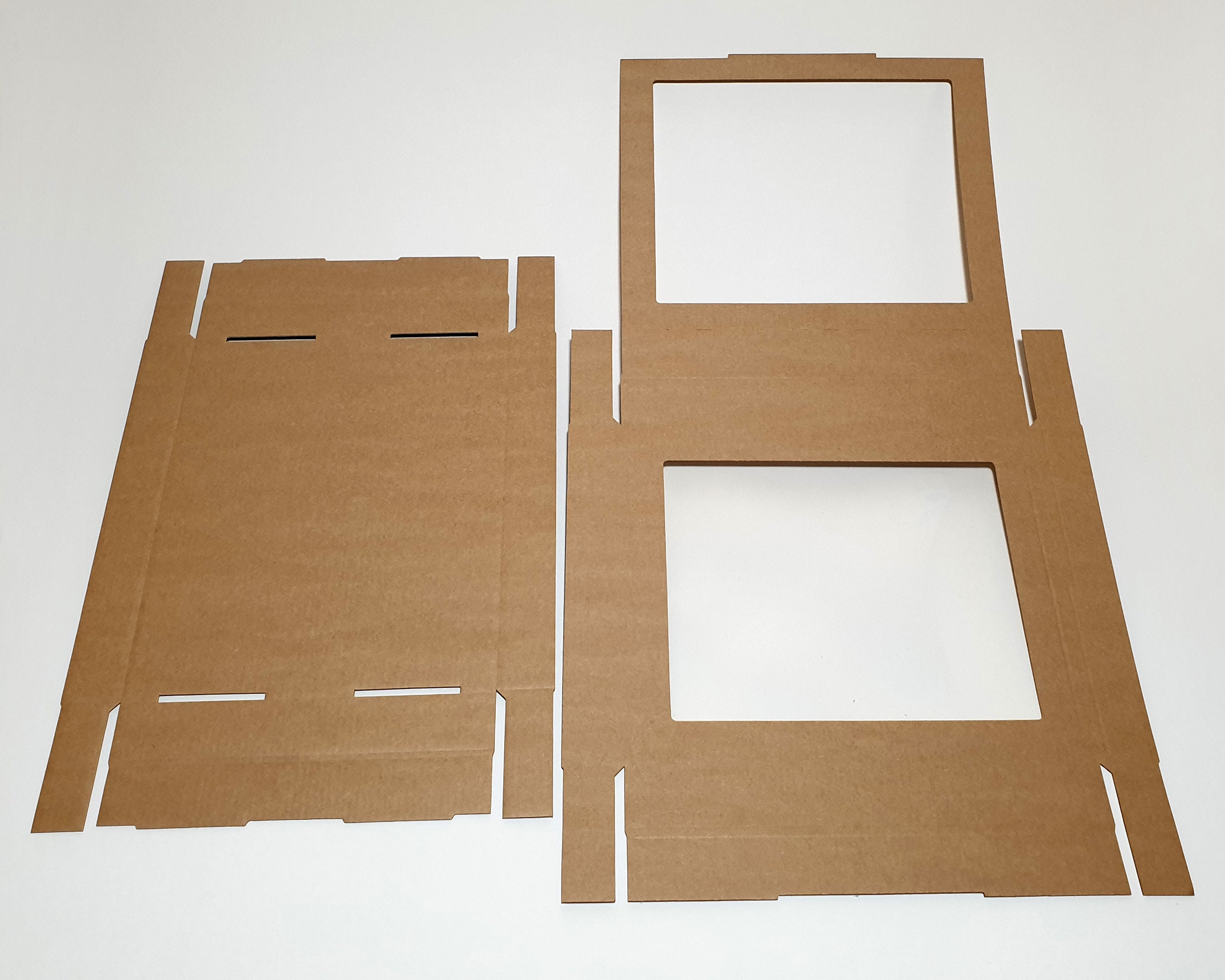 Cardboard gift boxes with transparent window and removable lid | Etsy