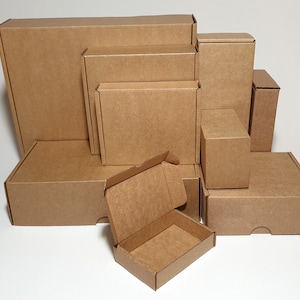 Shipping Boxes With Lid, Made From Cardboard, Durable and Easy to Fold ...