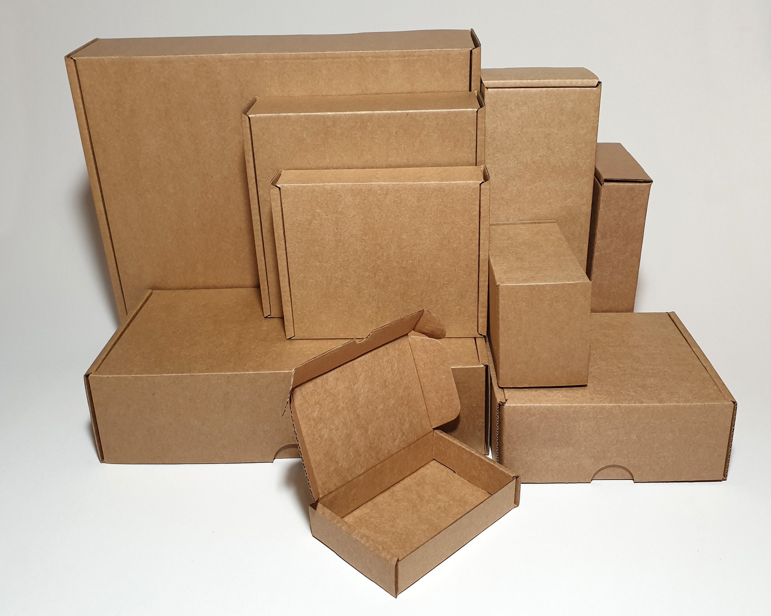 Shipping Boxes With Lid, Made From Cardboard, Durable and Easy to Fold ...
