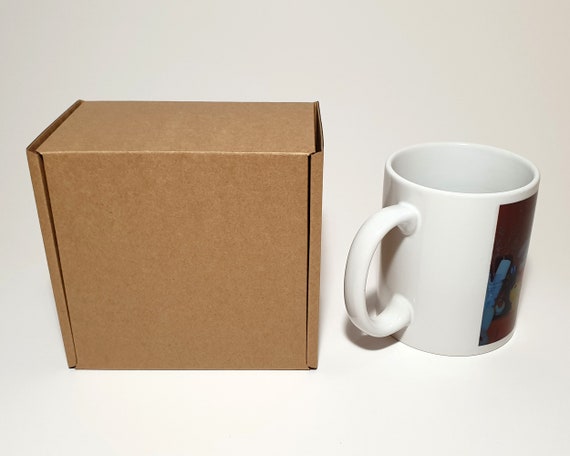 Mug Boxes From Cardboard With Lid 12 X 12 X 8 Cm 4.7 X 4.7 - Etsy