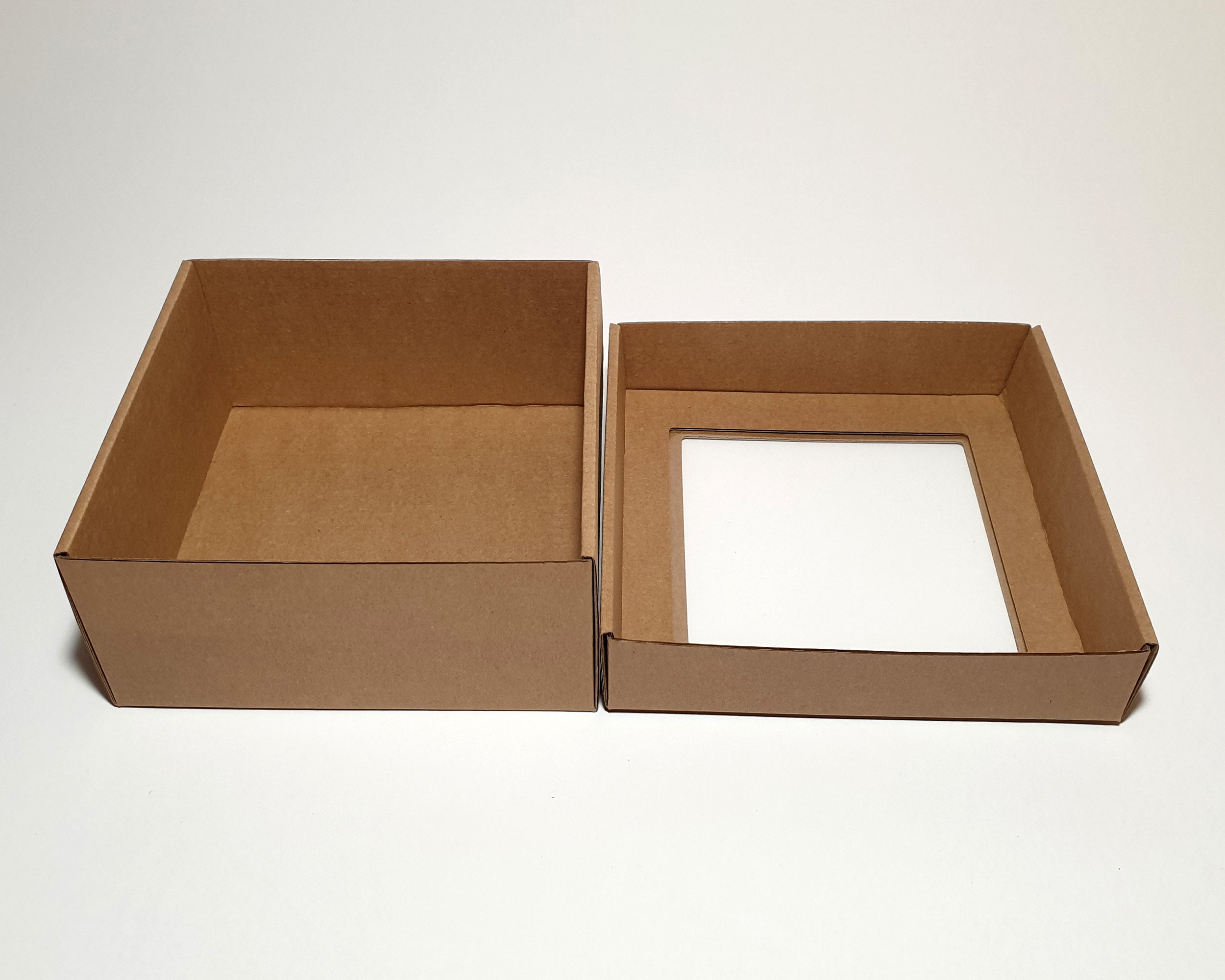 Cardboard Gift Boxes With Transparent Window and Removable Lid - Etsy
