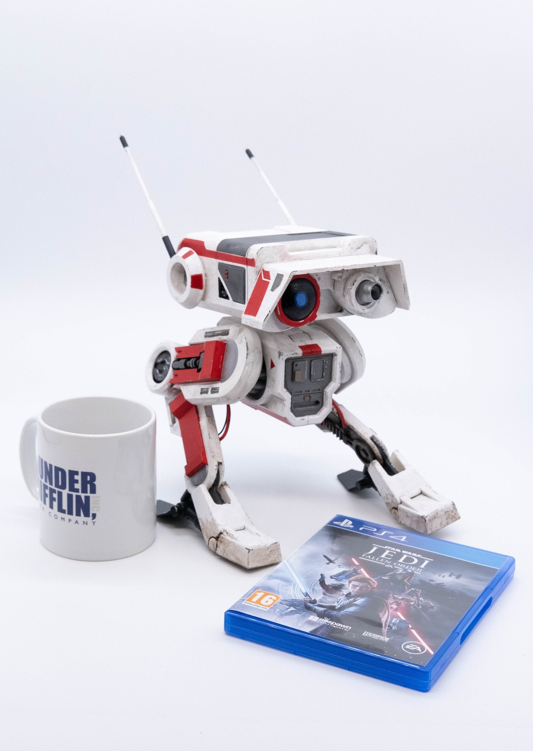 BD-1 Droid (desk Friendly Size) - Custom 3D Printed Model - Star Wars ...