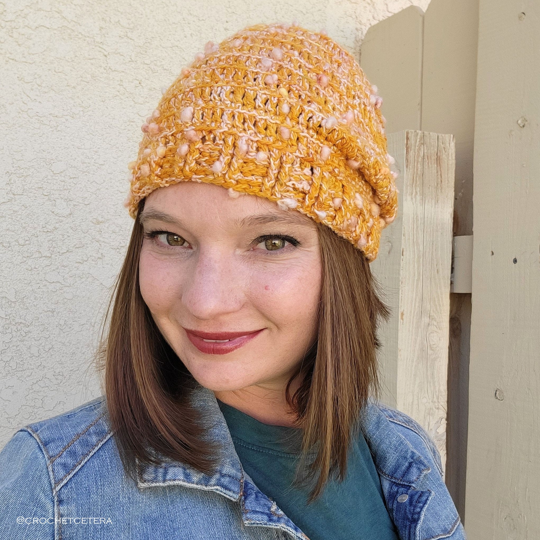 Butternut Slub Textured and Marled Hat Crochet Pattern PDF Instant ...