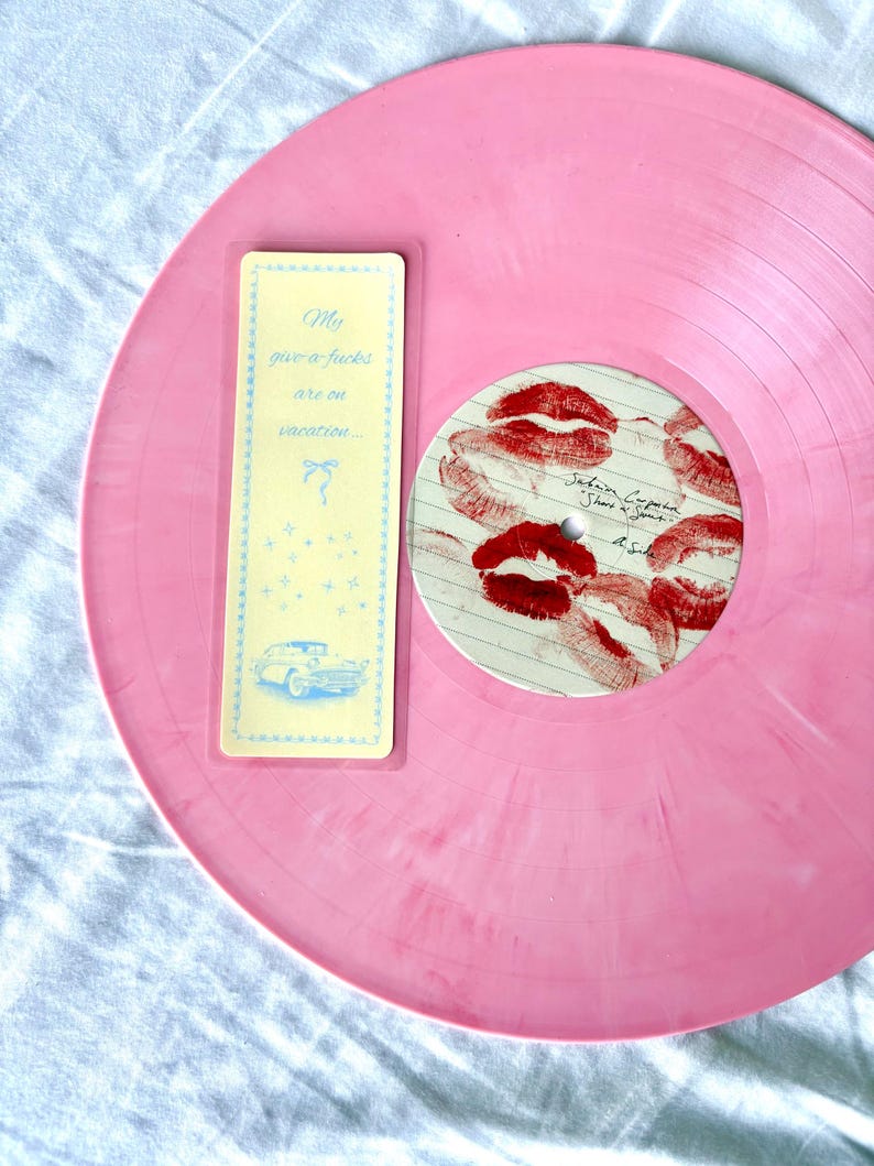 Sabrina Carpenter “short N Sweet” Inspired Bookmark Set | Dumb & Poetic ...