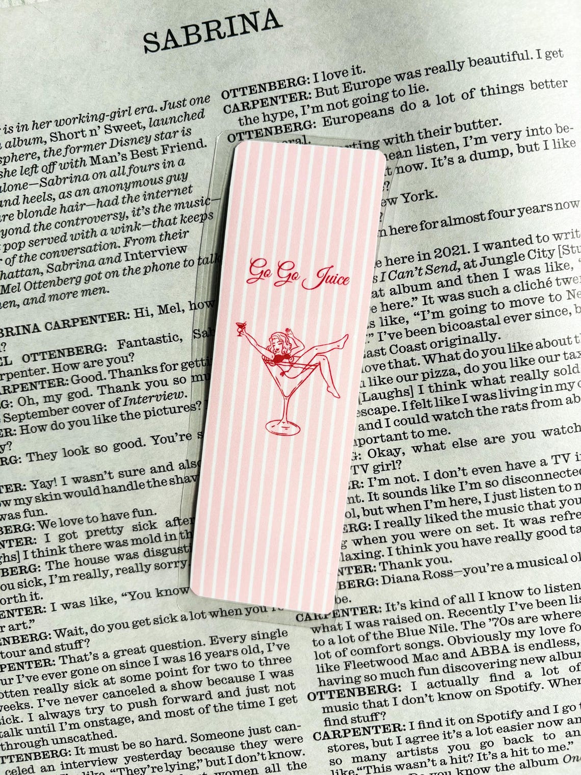 Sabrina Carpenter Inspired Bookmark Set – Man’s Best Friend Album – 4 ...