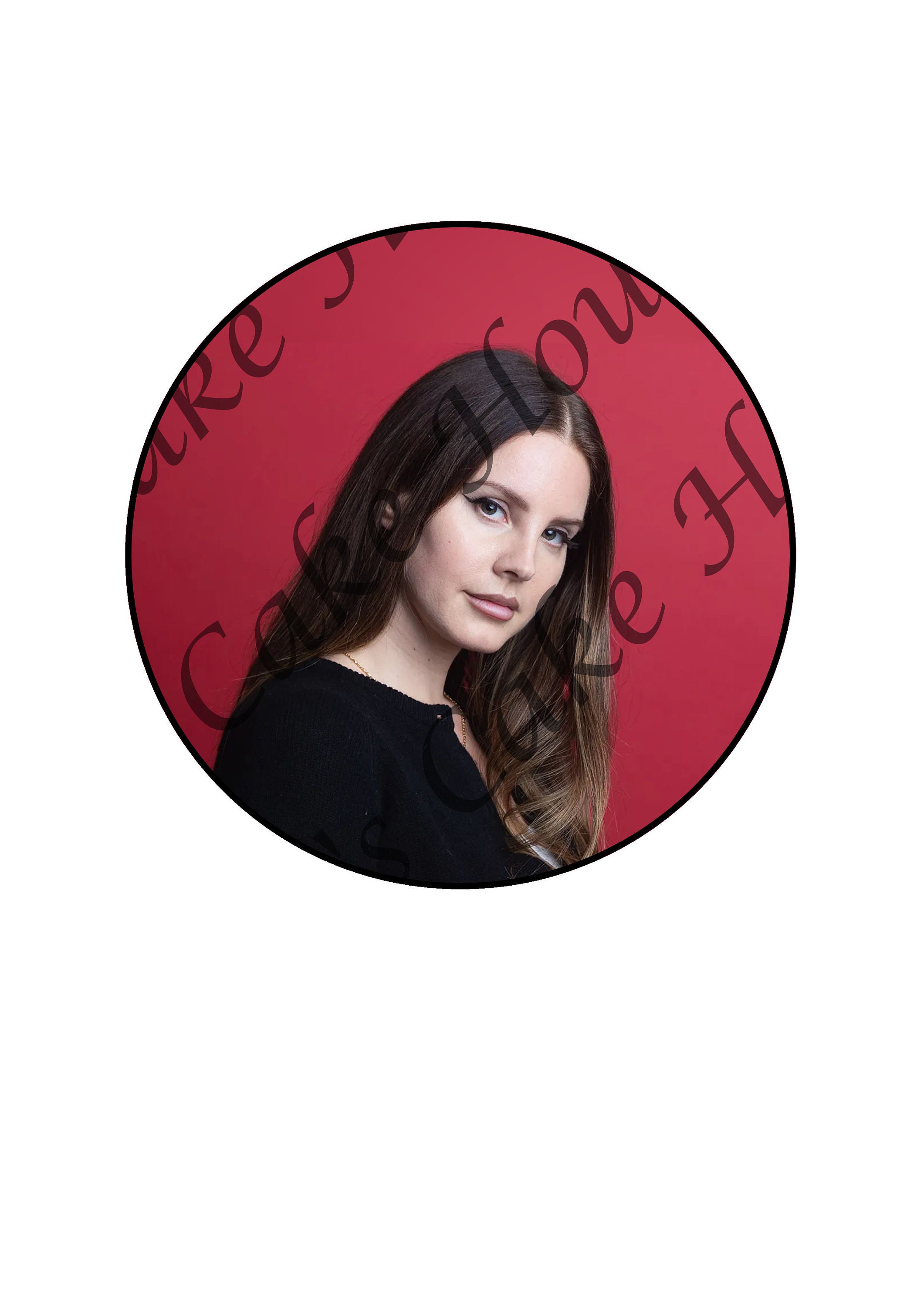 Lana Del Rey Cake Toppers, Edible Icing Sheet, Lana Del Rey Cake, High ...