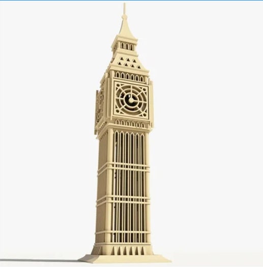 3D Printed Big Ben - Easy to Assemble, Different Size Available - Etsy