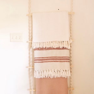 Macrame Hanging Ladder Blanket Ladder Plant Ladder - Etsy