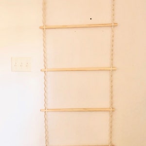 Macrame Hanging Ladder Blanket Ladder Plant Ladder - Etsy