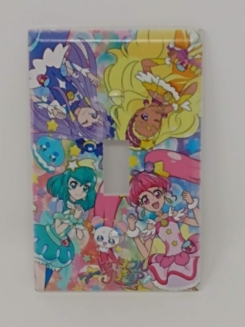 Glitter Force Pretty Cure Light Switch Plate - Etsy