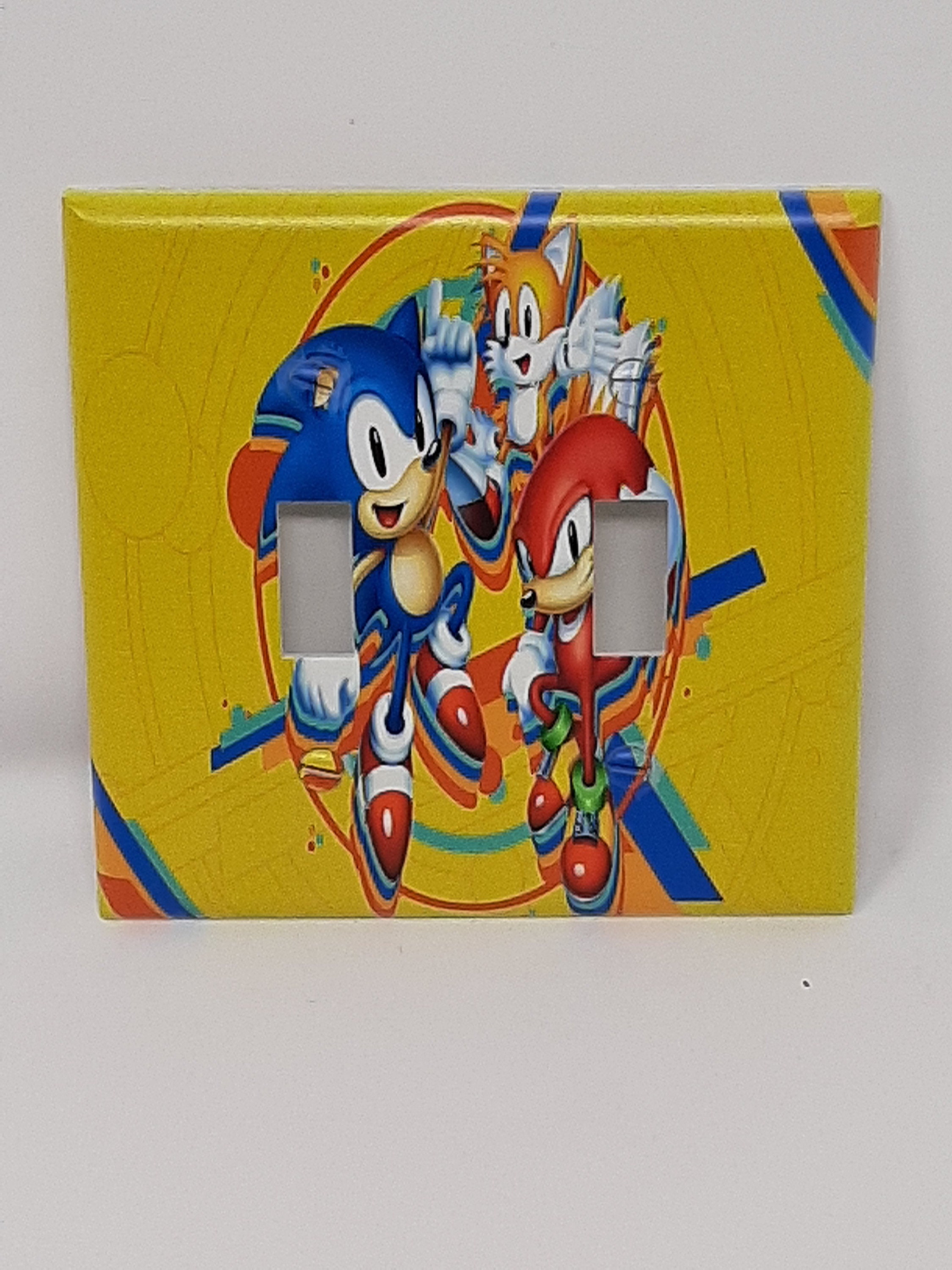 Sonic Mania Shadow Tails Knuckles Double Light Switch Plate - Etsy