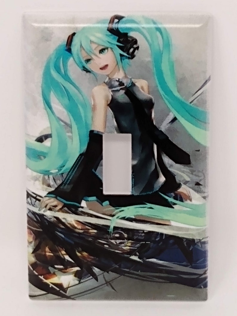 Hatsune Miku Japanese Anime Vocaloid Light Switch Plate - Etsy
