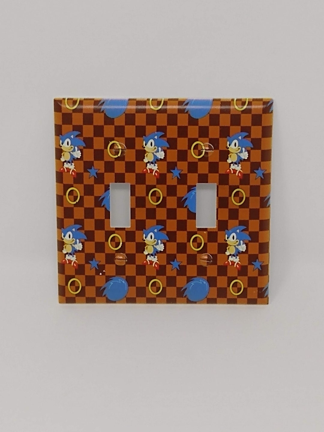 Sonic the Hedgehog Collage Double Light Switch Plate - Etsy
