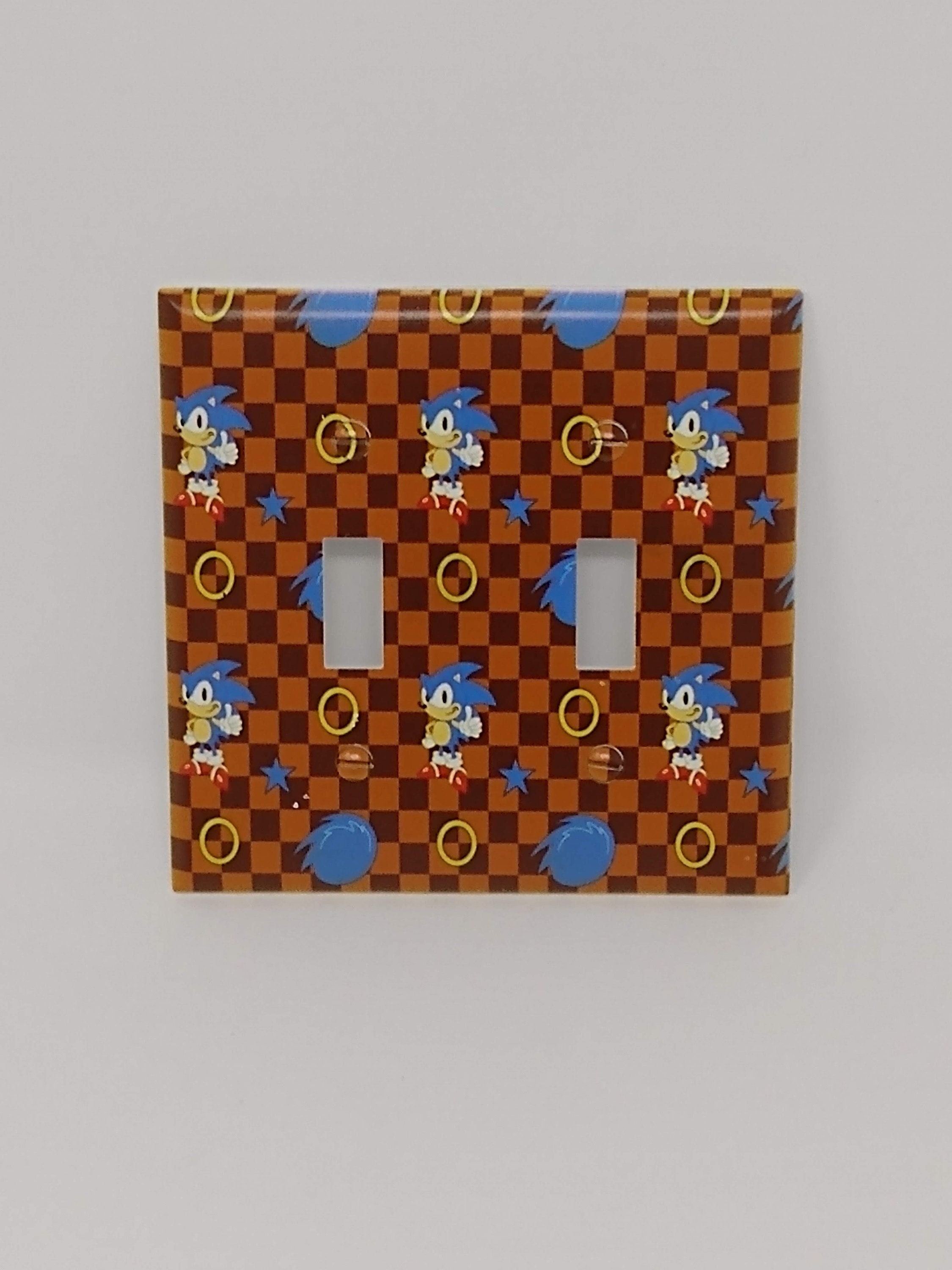 Sonic the Hedgehog Collage Double Light Switch Plate - Etsy