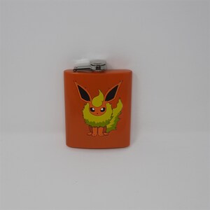 Flareon Eevee Evolution Pokémon Flask - Etsy