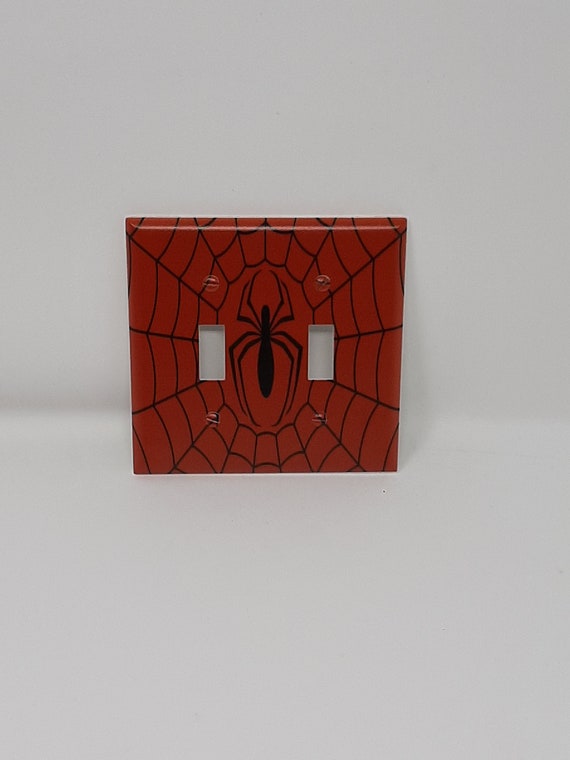 Spiderman Marvel Comics Super Hero Double Light Switch Plate | Etsy