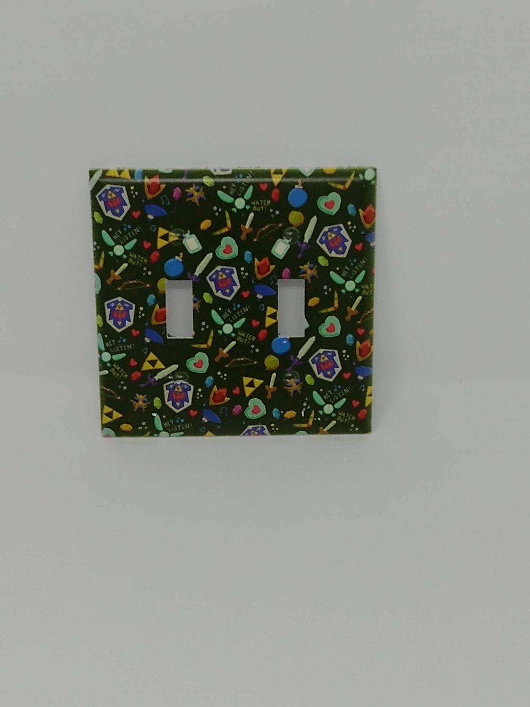 Legend of Zelda Collage Double Light Switch Plate - Etsy