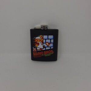 Super Mario Bros Brothers Nintendo Entertainment System Flask | Etsy