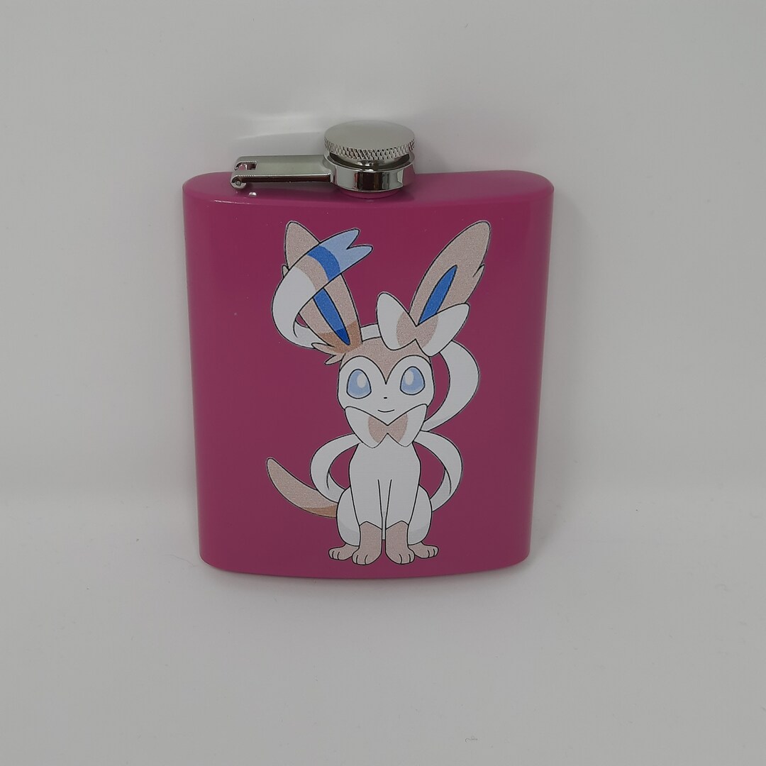 Sylveon Eevee Evolution Pokémon Flask - Etsy