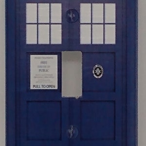 Tardis Doctor Who Time Travel Light Switch Plate - Etsy
