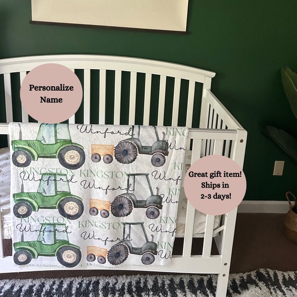 Tractor Blanket - Etsy