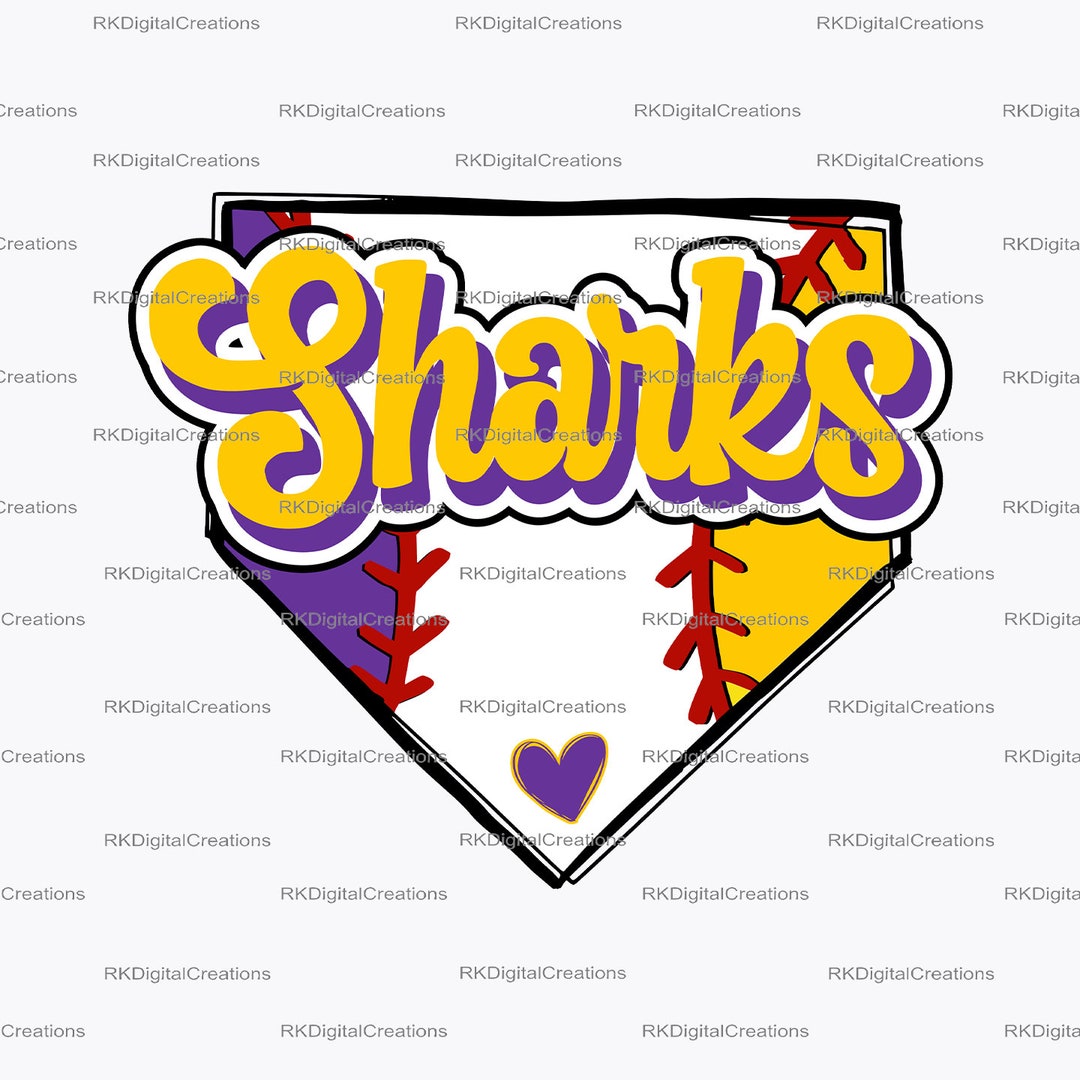 Sharks Home Plate, Softball, Baseball, Team Colors, Team Name, School ...