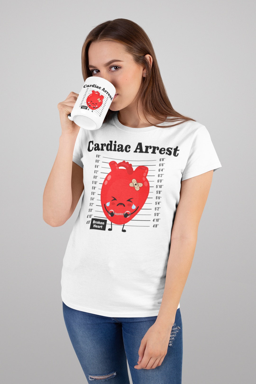 Cardiac Arrest, Heart Disease, Medical Humor, Cardiovascular, T Shirt ...