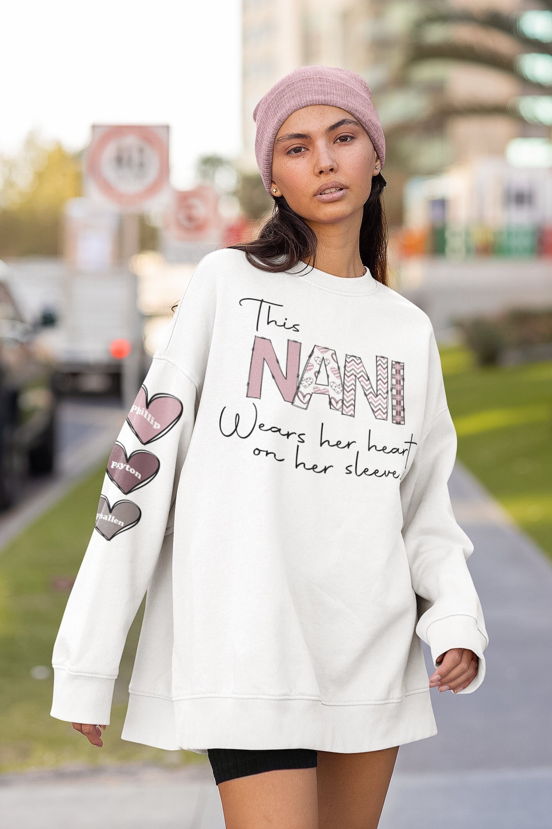 This Nani Wears Her Heart on Her Sleeve, Valentine's Day, Mother's Day ...