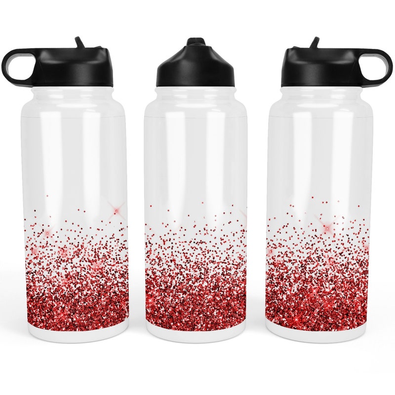 Glitter Water Bottle - Etsy