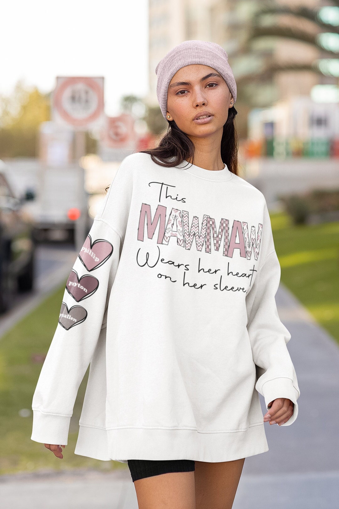 This Mawmaw Wears Her Heart on Her Sleeve, Valentine's Day, Mother's ...