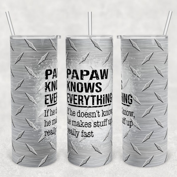 Papaw Tumbler Wrap - Etsy