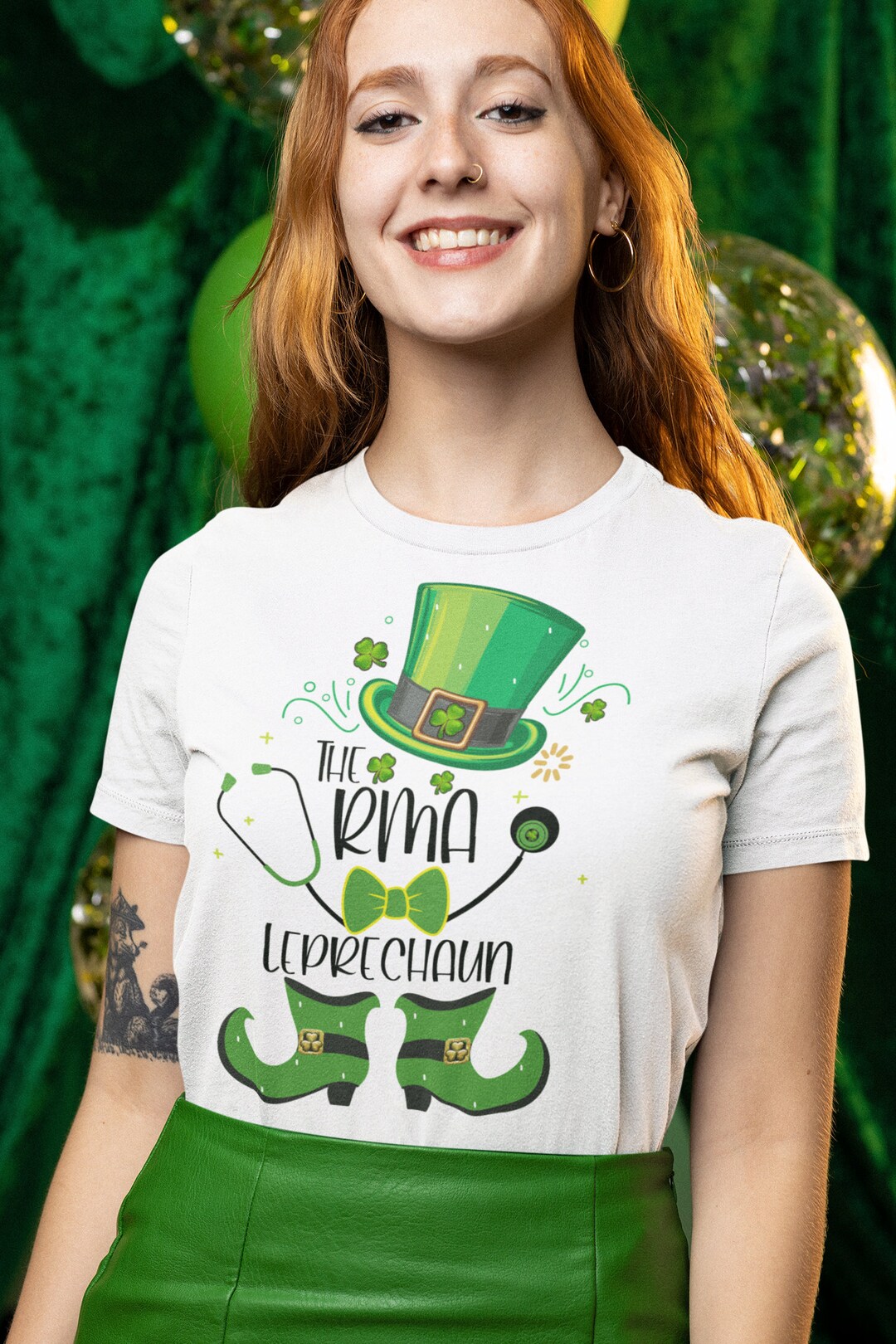 The RMA Leprechaun, St. Patrick's Day, Clover, Stethoscope, Medical ...