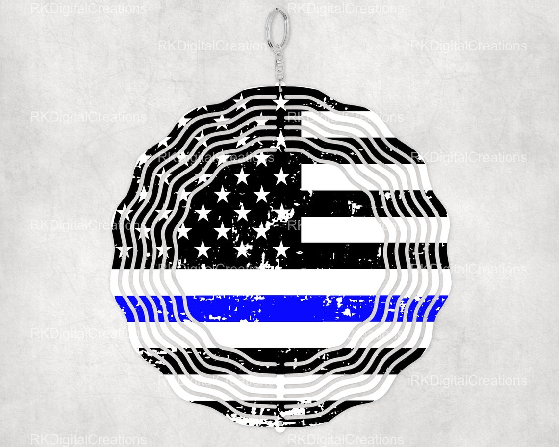 Thin Blue Line Flag Back the Blue Law Enforcement Police - Etsy