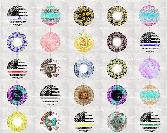 Wind Spinner Digital Design DRIVE Sublimation Design Template - Etsy