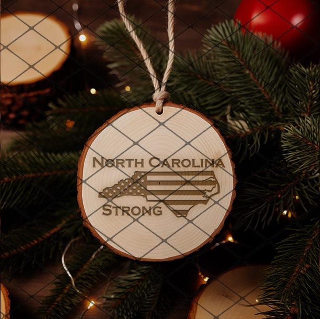 North Carolina Strong Laser Engraved, DIGITAL File SVG, Christmas ...