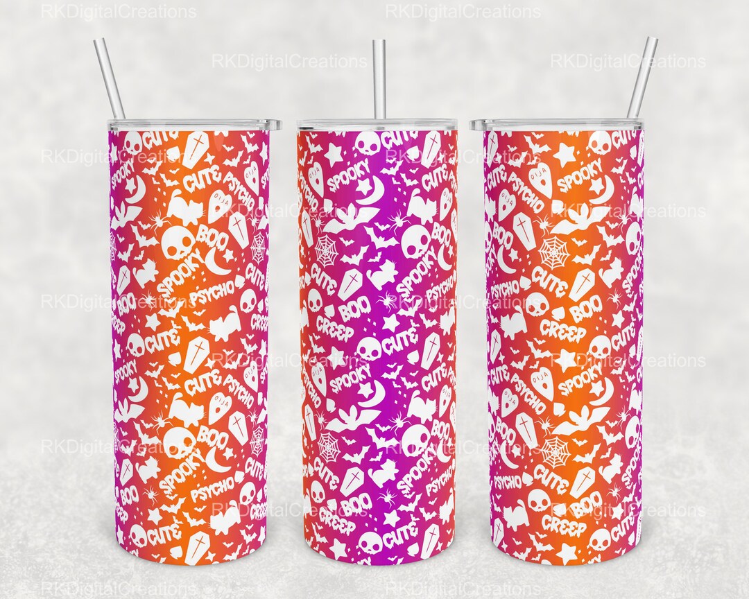 20 Oz Skinny Tumbler Sublimation Design Template Download PNG DIGITAL ...