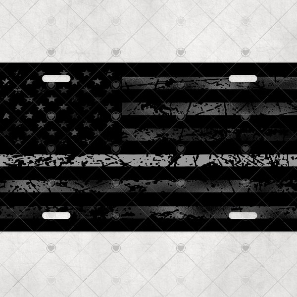 Grey License Plate - Etsy