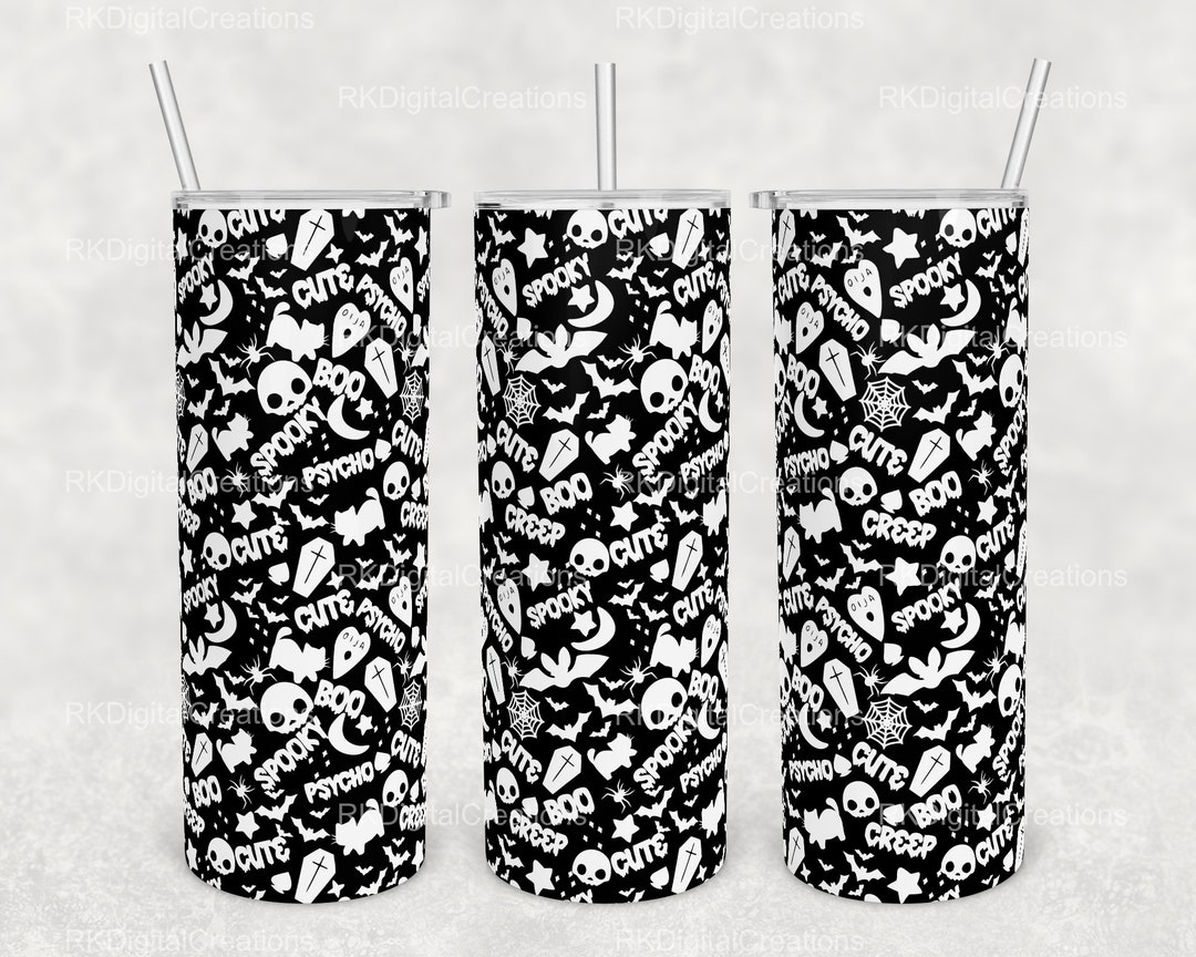 20 Oz Skinny Tumbler Sublimation Design Template Download PNG DIGITAL ...