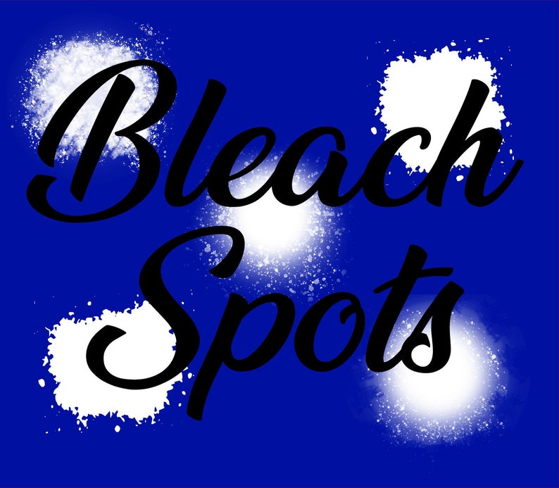 Bleach Spots Elements PNG Bundle - Etsy