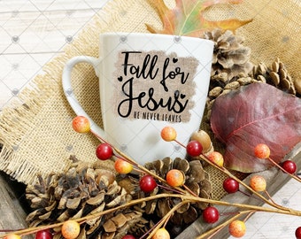 Fall for Jesus Printable - Etsy