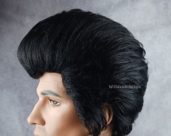 ELVIS ... Fabulous New Wig ..complete With "da" !! Pompadour Wig - Etsy
