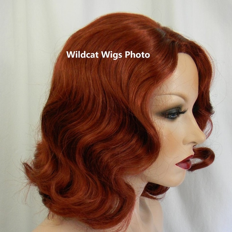 Short Red Wig - Etsy