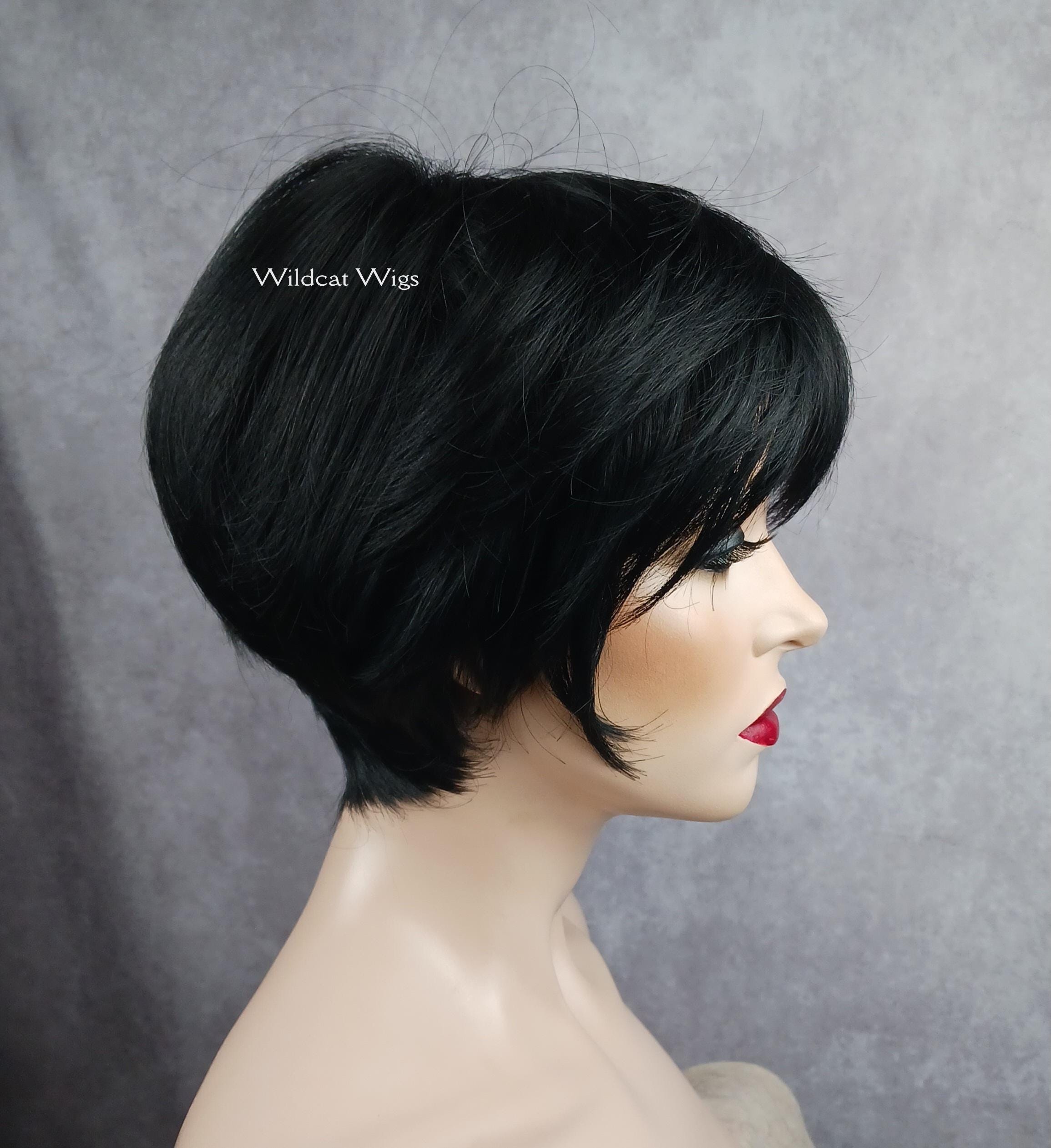 Liza Short Black Wig .. Cute! Cabaret .. - Etsy