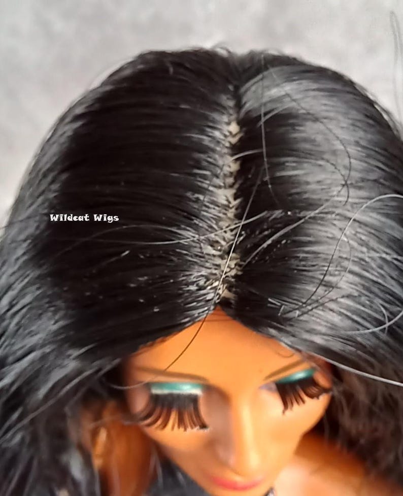 DOLL WIG .. MH4 Fits Mego Cher, Monster High, Fashion Queen, 11/12cm ...