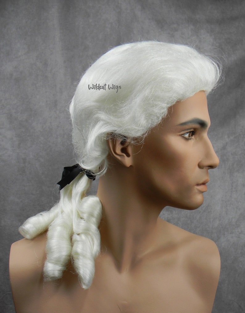 Colonial Man .. 17th 18th Century .. Lordship Wig NEW Theatre - Etsy