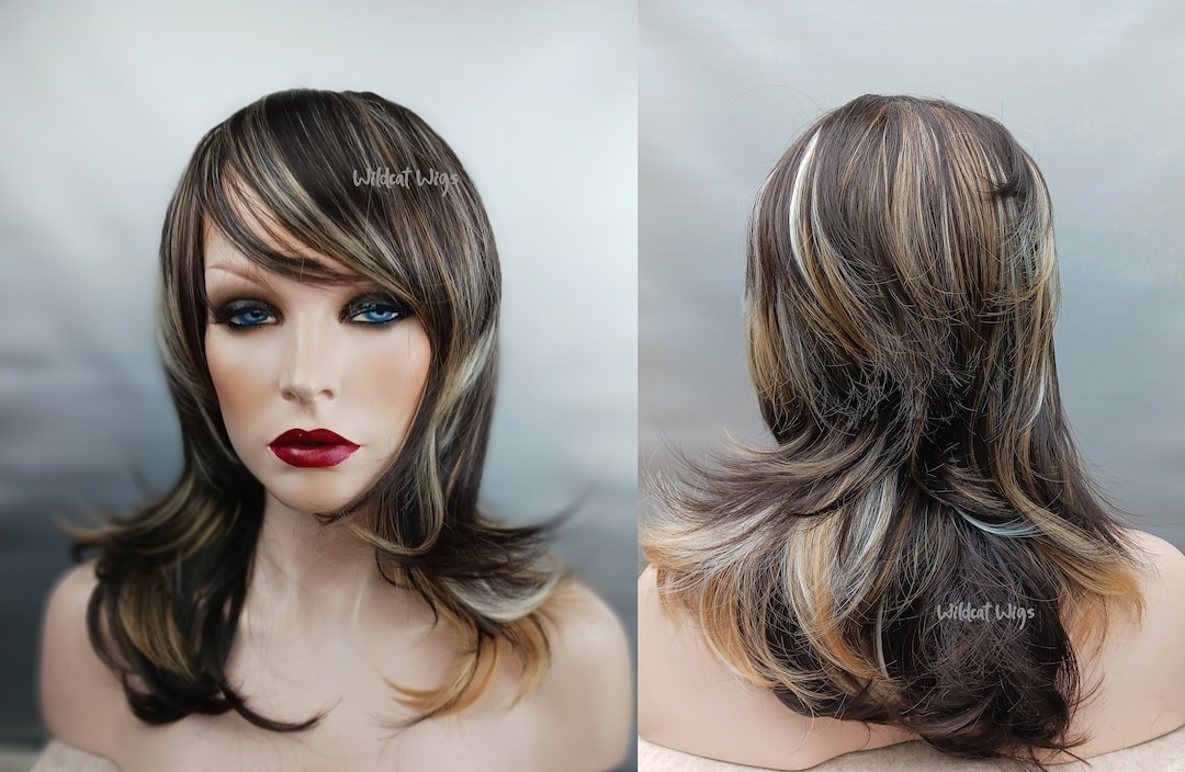 Gorgeous New SHAG Wig .. Check Out All the Amazing Colors in This Wig ...