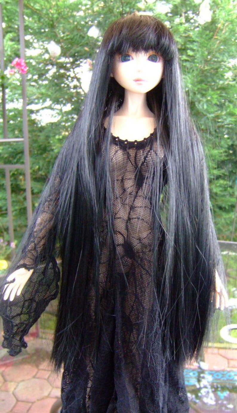 DOLL WIG Size 8/9 Slumber Wig by Monique.black Wig. Goth! Quality - Etsy