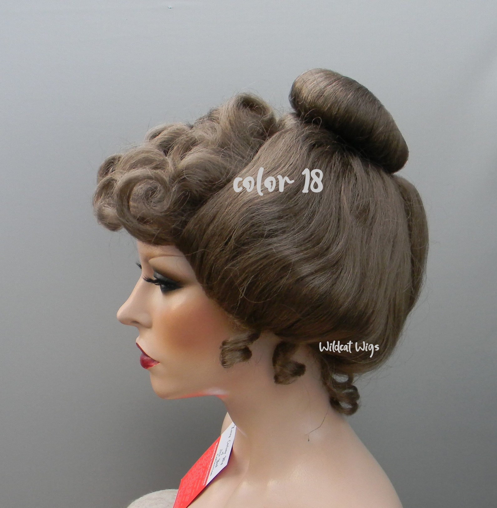 Gibson Girl COLOR CHOICE Wig .. Gorgeous Theater or Costume Wig ...