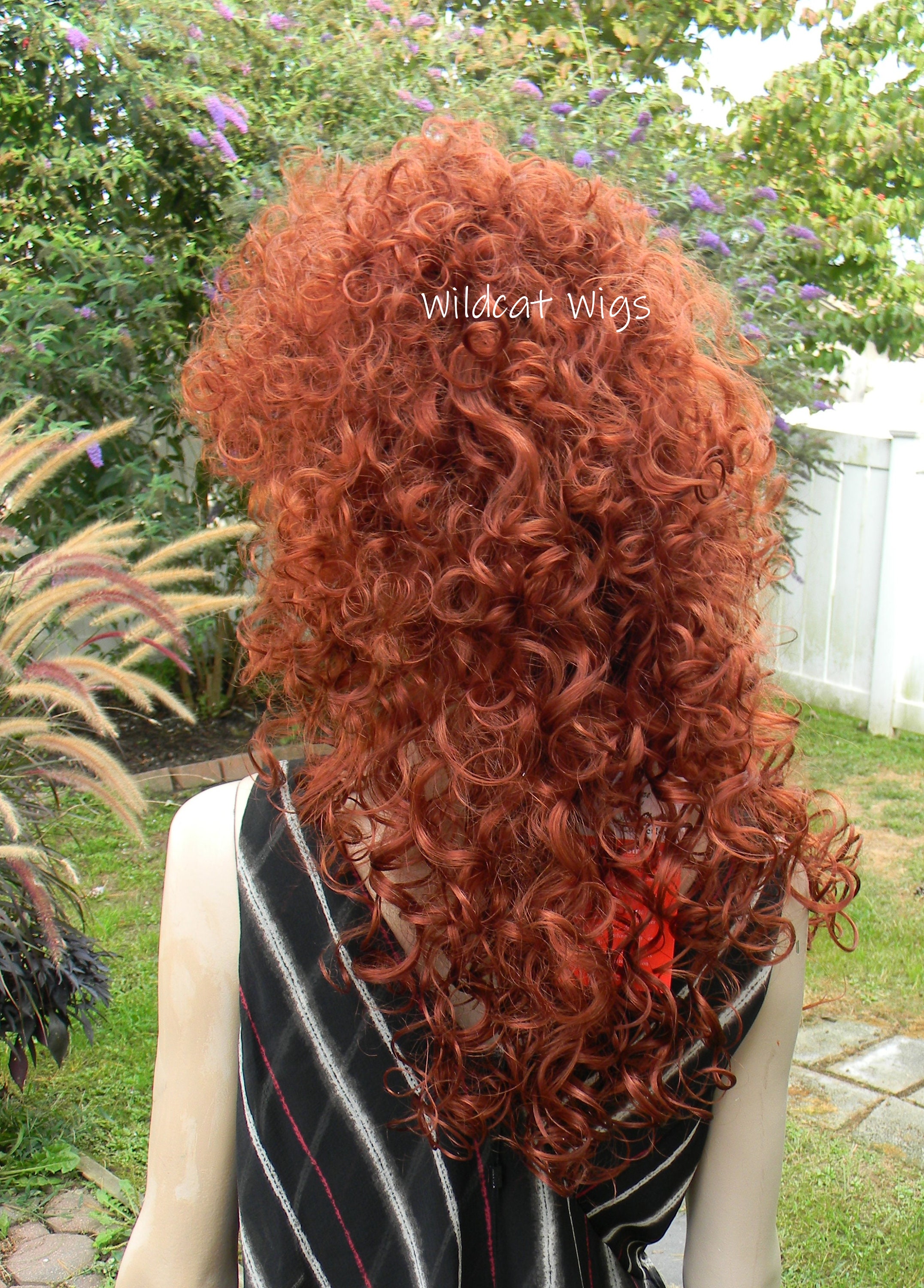 Sexy Long New Curly Fox Red Wig .. Belly Dancing Pirate - Etsy